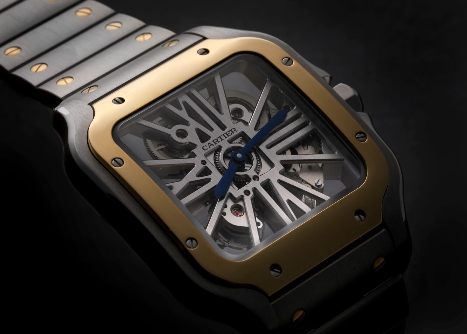 The Santos de Cartier Skeleton Watch | The Watch Club by SwissWatchExpo